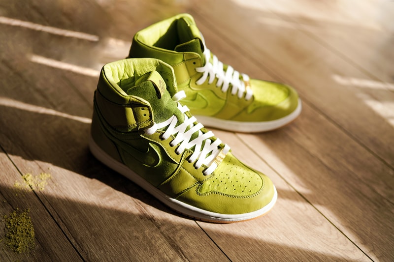 Custom Air Jordan 1 Evokes the Art of Matcha | Hypebeast