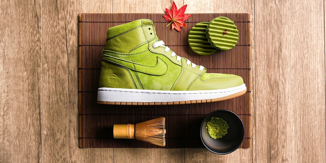 Custom Air Jordan 1 Evokes the Art of Matcha | Hypebeast