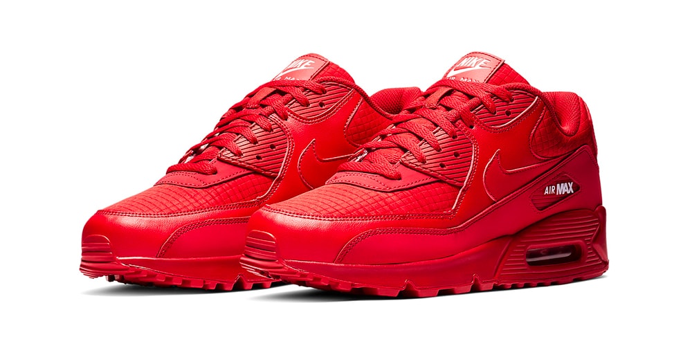 Nike Air Max 90 "All-Red" Release | Hypebeast