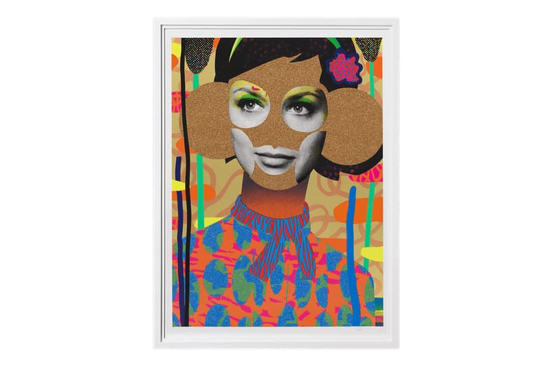 Paul Insect 'Crystal Habits' Print In Gold & Blue | Hypebeast