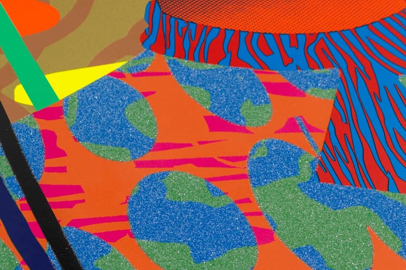 Paul Insect 'Crystal Habits' Print In Gold & Blue | Hypebeast