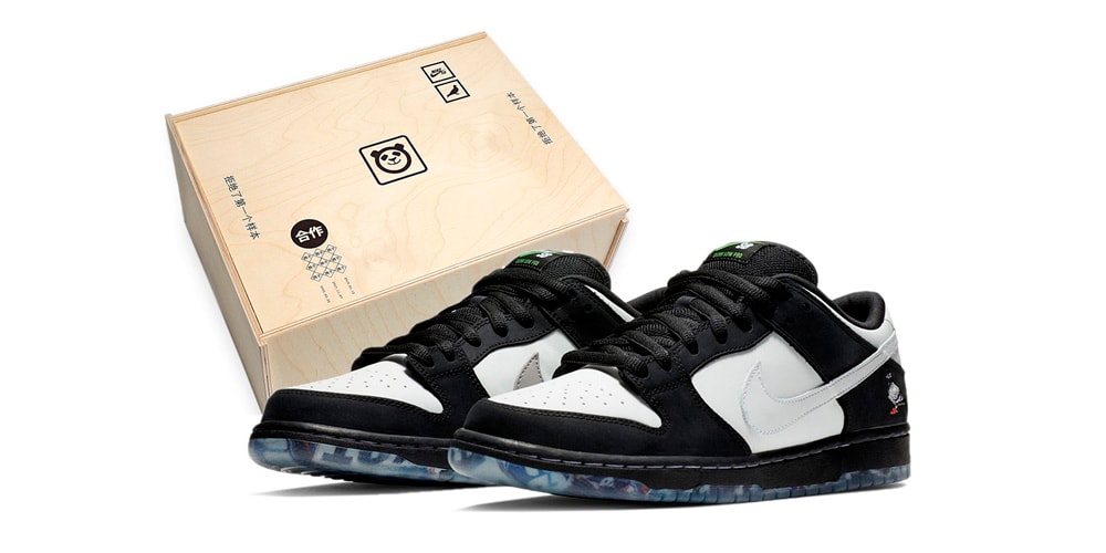 Nike SB Dunk “Panda Pigeon” Wooden Box Package | Hypebeast
