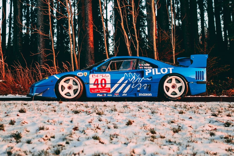 Ferrari 1987 F40 LM French Racing Blue RM Sothebys Auction | Hypebeast