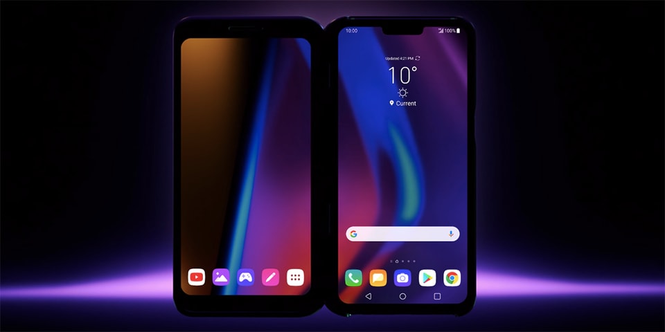 LG Unveils V50 ThinQ Dual Screen Smartphone Info | HYPEBEAST
