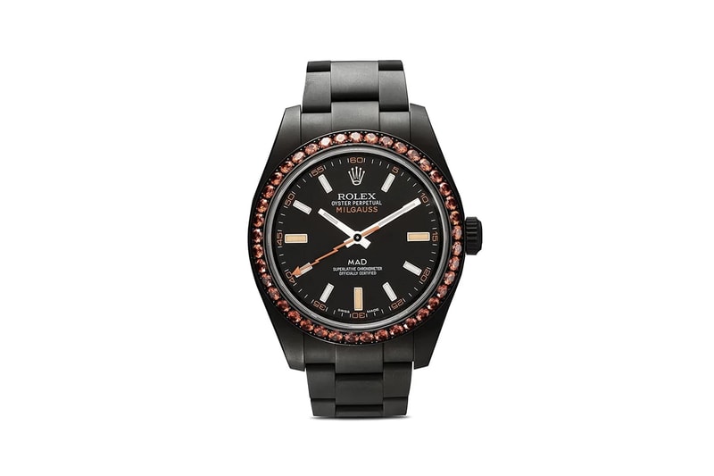 MAD Paris Upgrade Rolex Milgauss in Matte Black | Hypebeast