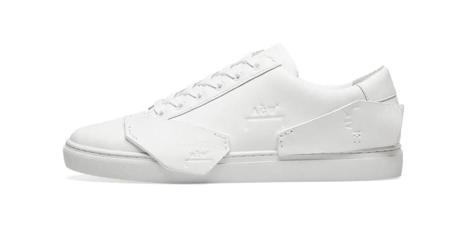 A-COLD-WALL* Shard Low White Leather Sneaker Drop | Hypebeast
