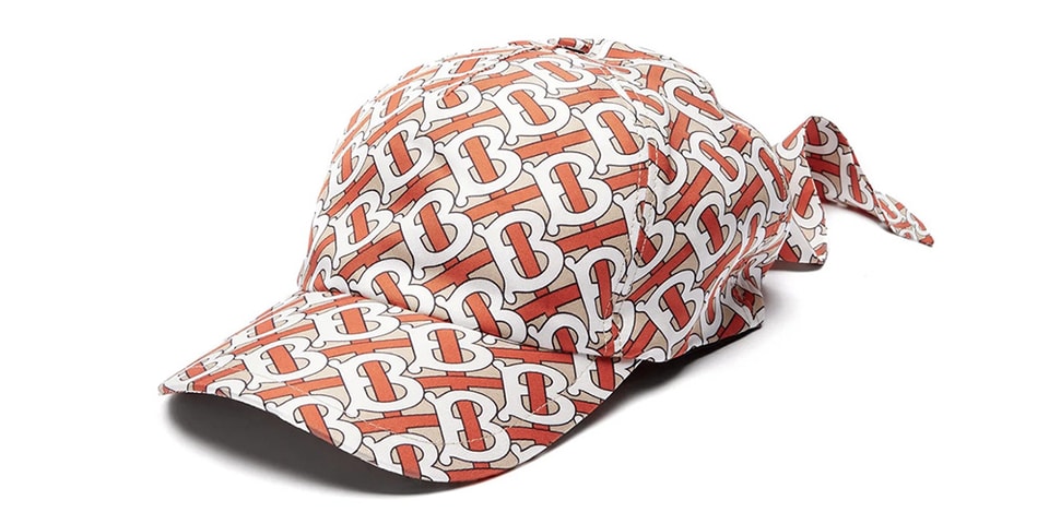 Burberry Monogram Logo Print Silk Bandana Cap | Hypebeast