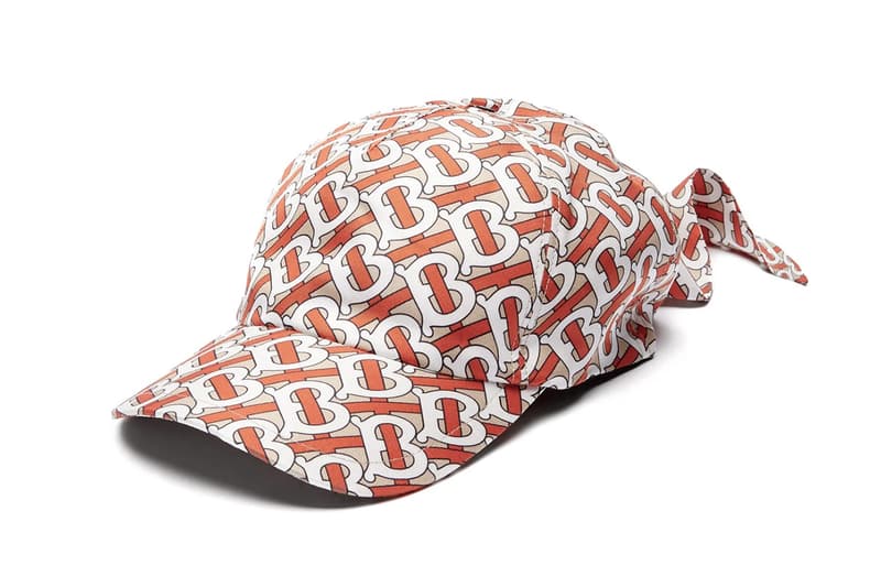 Burberry Monogram Logo Print Silk Bandana Cap | Hypebeast