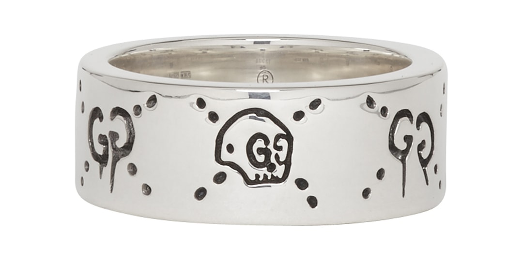 Gucci Sterling Silver GucciGhost Ring | Hypebeast