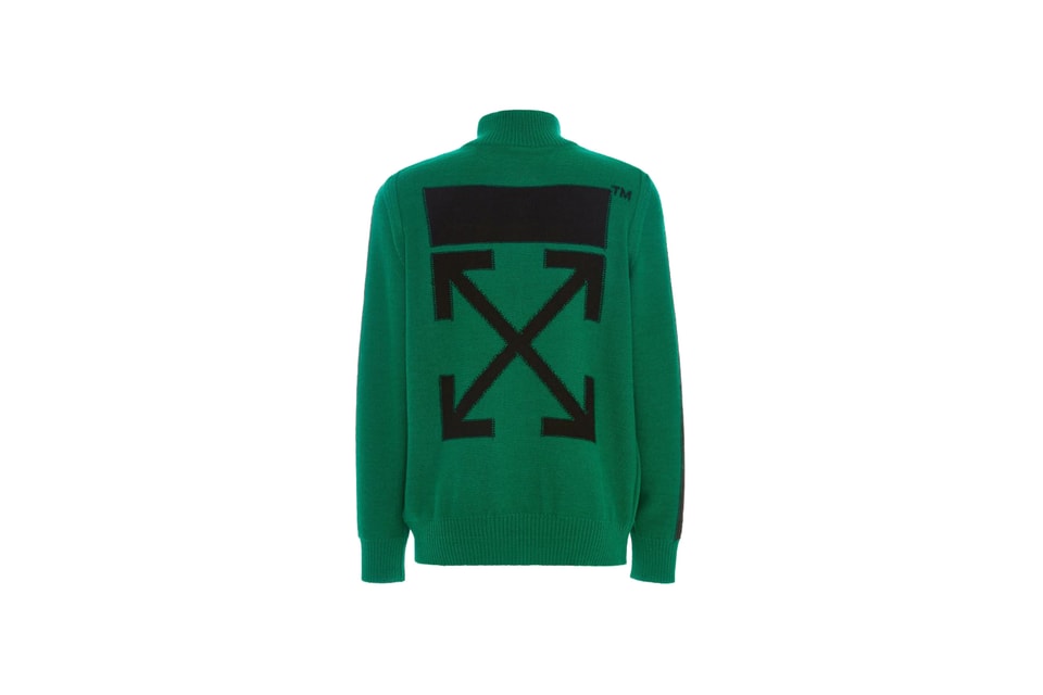 Off-White Green Turtleneck Sweater Impressionism | Drops | Hypebeast