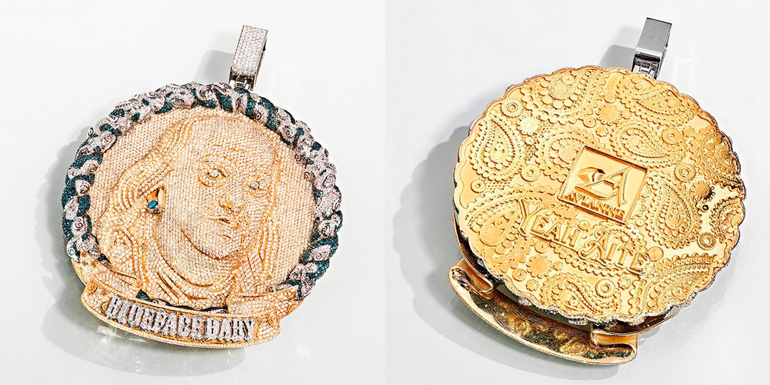 Blueface Baby Masterpiece Chain Closer Look | Hypebeast