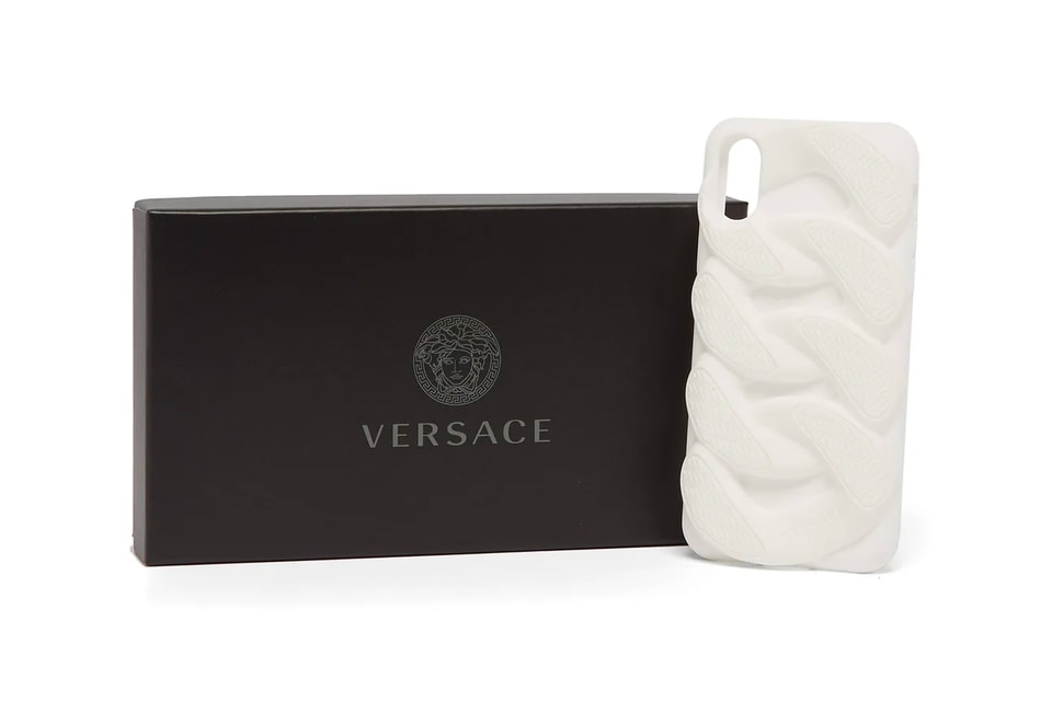 Versace Chain Reaction Sole Unit PhoneCase White | Drops | Hypebeast
