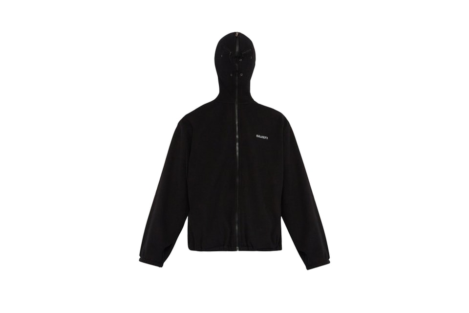 Vetements Logo Print Face Mask Fleece Jacket | Drops | Hypebeast
