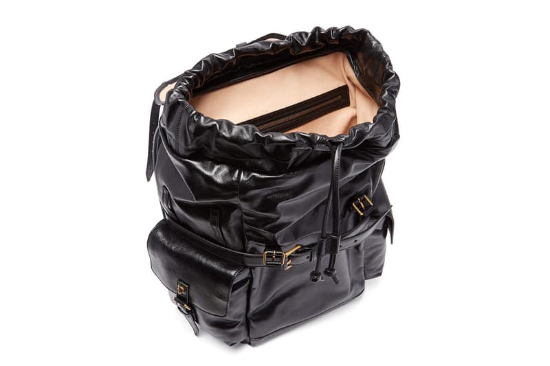 Gucci GG Plaque Crinkled Leather Backpack Info | Hypebeast