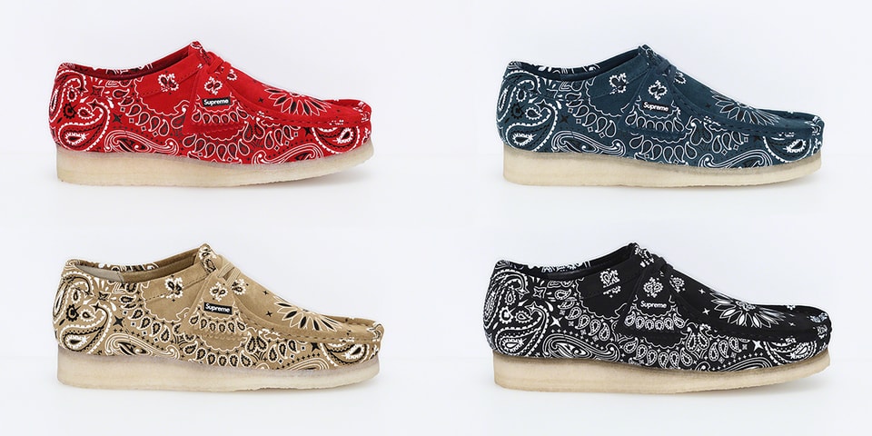 Supreme x Clarks Originals Summer Wallabee Collection | HYPEBEAST