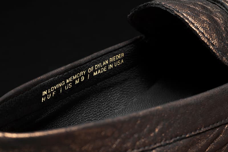 HUF Dylan Rieder Driver Shoe in Metallic Leather | Hypebeast