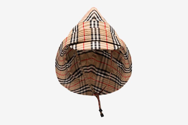 Burberry Vintage Check Rain Hat Release | Hypebeast