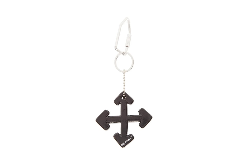 Off-White™ Patent Arrow Key Ring Release Price | Drops | Hypebeast