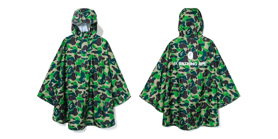 A Bathing Ape ABC CAMO Rain Poncho Release | Hypebeast