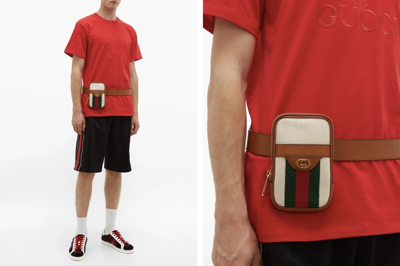 Gucci GG Vintage-Canvas Belted iPhone Case Release | Hypebeast
