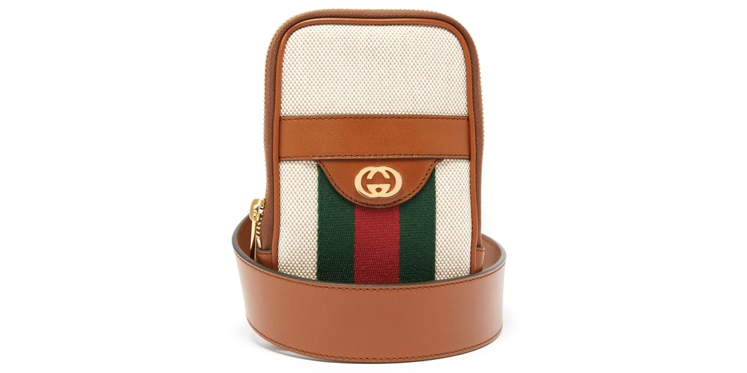 Gucci GG Vintage-Canvas Belted iPhone Case Release | Hypebeast