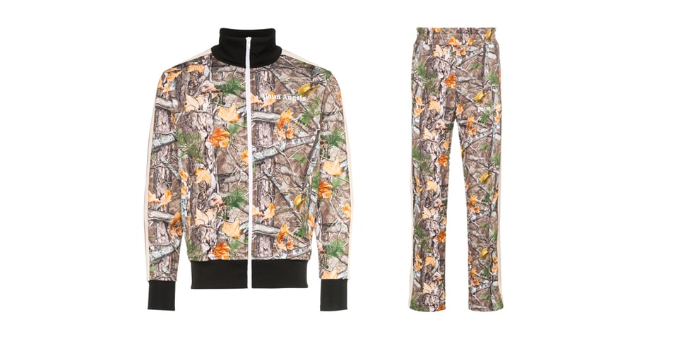 Palm Angels Woodland Camouflage Track Suit Release | Hypebeast