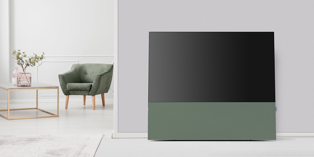 Canvas Audio Develops Soundbar Stand for LG OLED TV | Hypebeast