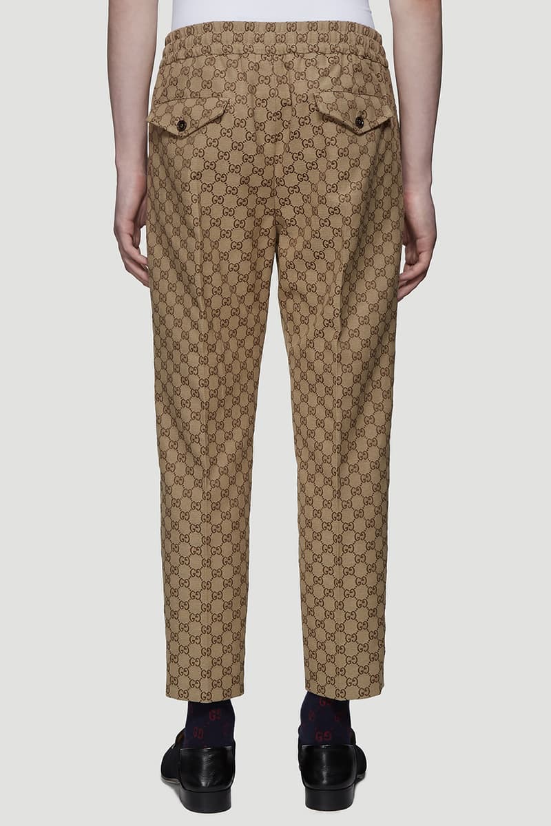 Gucci GG Logo Canvas Bomber Jacket in Beige | Hypebeast