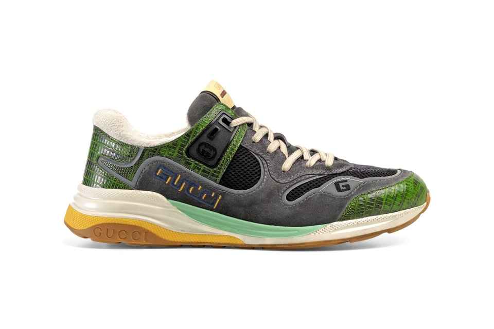 Gucci UltraPace Mixed-Material Sneaker Release | Drops | Hypebeast