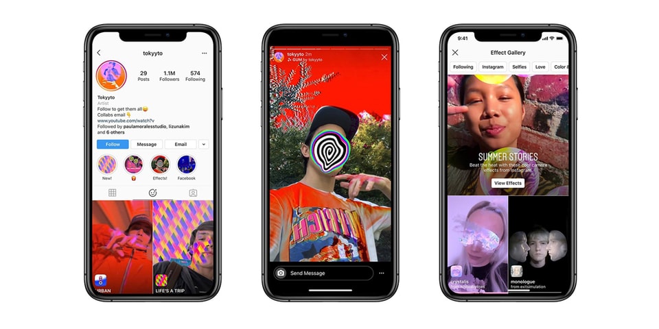 Instagram Users Create Augmented Reality Filters | Hypebeast