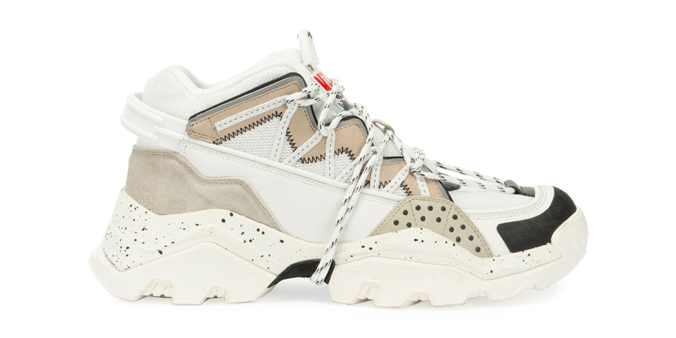 KENZO Inka Chunky Speckled Wraparound-Lace Sneakers | Hypebeast