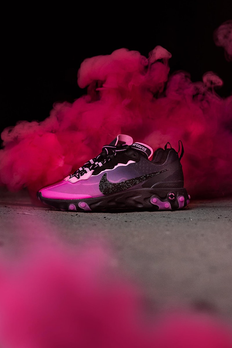 Sneaker Room x Nike React Element 87 Breast Cancer Awareness | Hypebeast