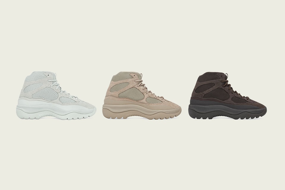 adidas Original YEEZY Desert Boot Salt/Rock/Oil | Drops | Hypebeast