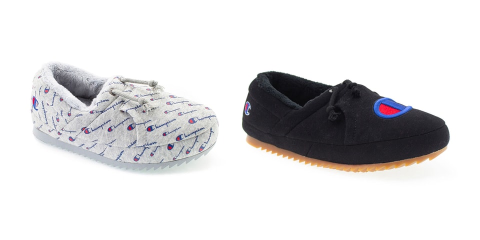 Champion "University" Slippers Release | HYPEBEAST