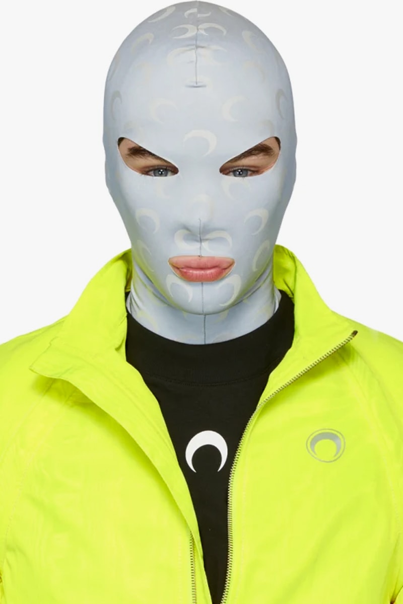 Marine Serre Reflective All Over Moon Face Mask | Hypebeast