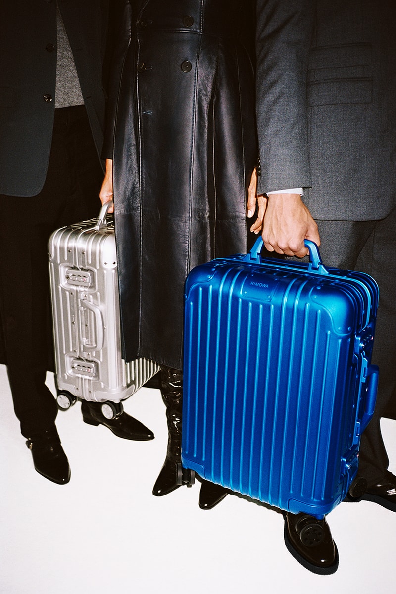 RIMOWA Scarlet and Marine Color Aluminum Suitcases | Hypebeast