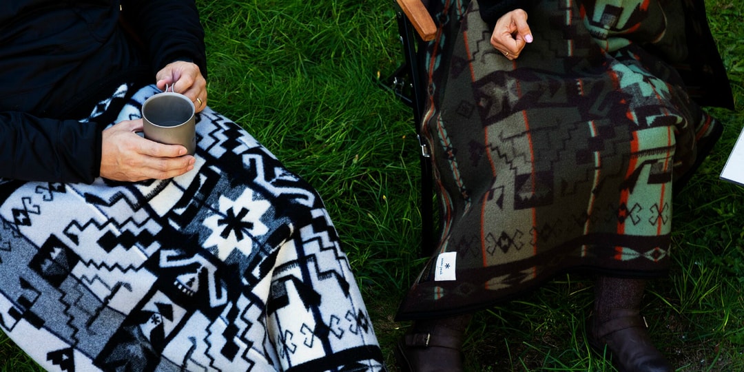 Snow Peak x Pendleton Stormpattern Blanket FW19 | Hypebeast