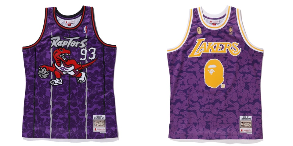 BAPE Releases New Mitchell & Ness NBA Jerseys | Hypebeast