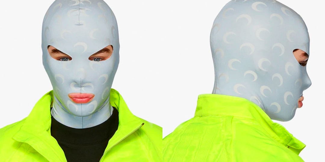 Marine Serre Reflective All Over Moon Face Mask | Hypebeast