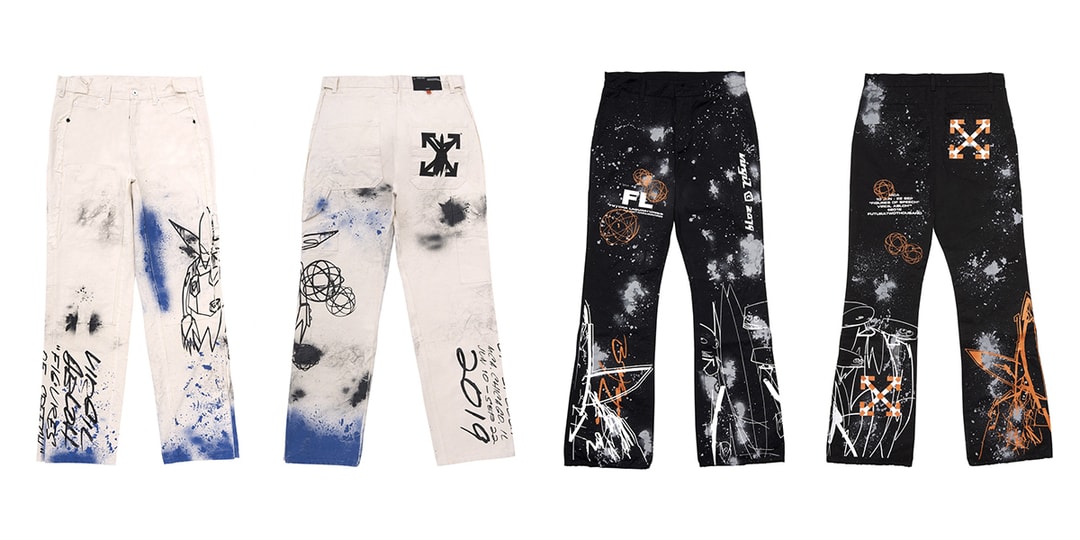 Off-White™ Futura Carpenter/Chino Pants & Theophilus London Boots ...