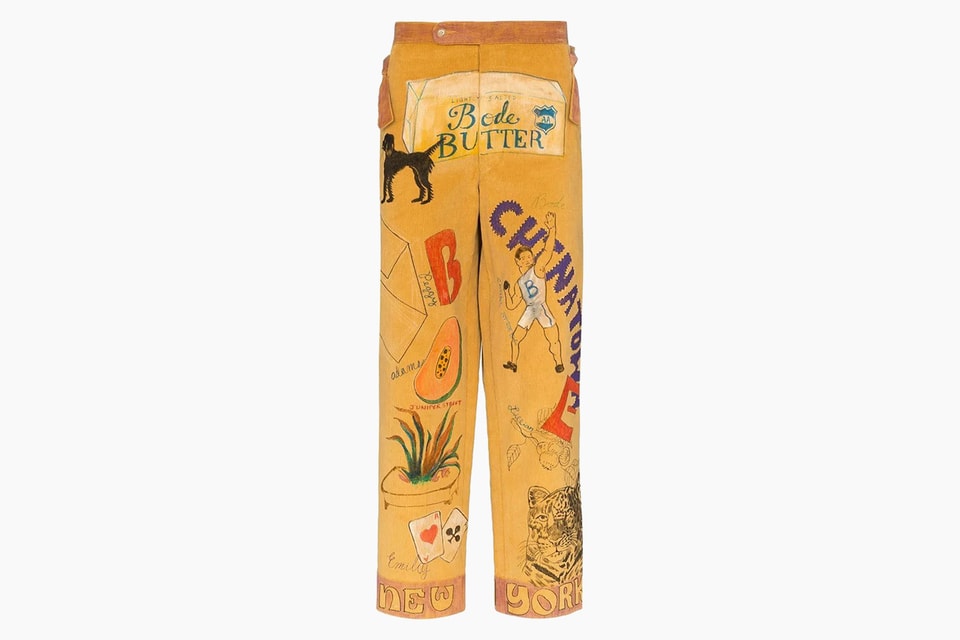 Bode Multicolored Corduroy Pants Release Price | Drops | Hypebeast