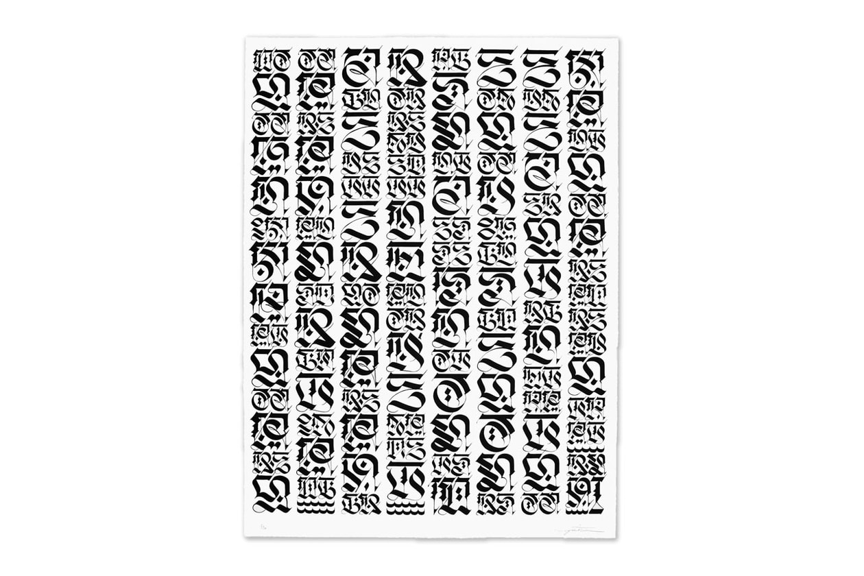 Cryptik 'The Divine Letter' Lithograph Release | Hypebeast