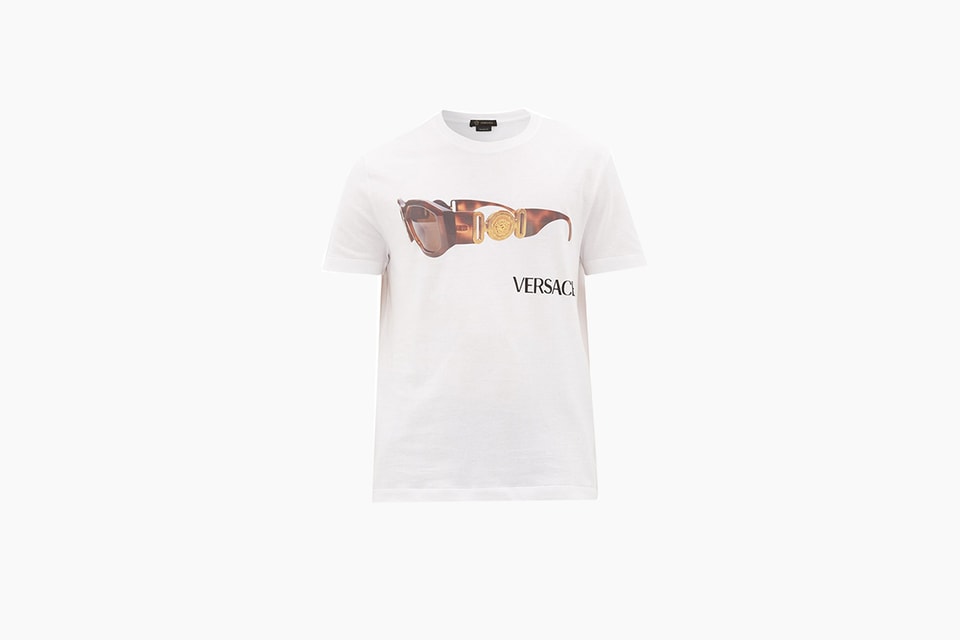 Versace Vintage-Sunglasses & Logo-Print T-Shirt | Drops | Hypebeast