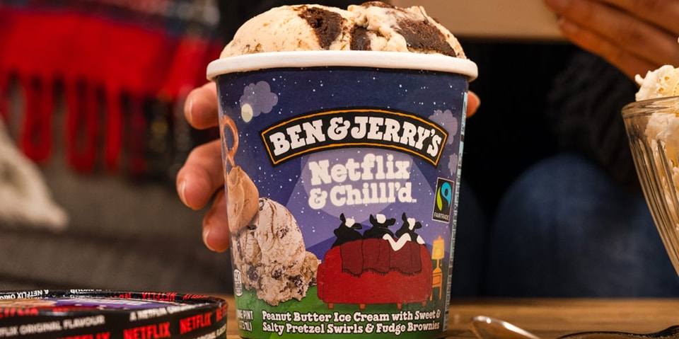 Ben & Jerry's NETFLIX & CHILLL'D Ice Cream Flavor | Hypebeast