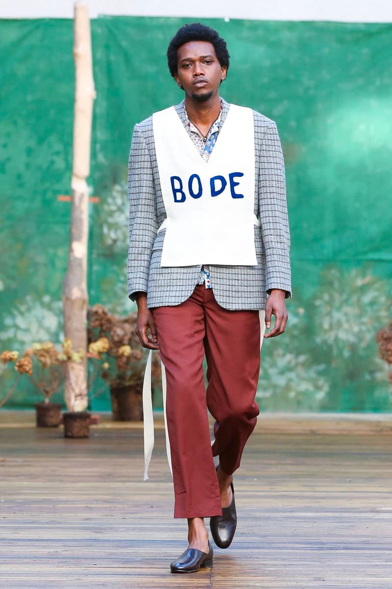 BODE Fall/Winter 2020 Collection Runway Paris Fashion Week | Hypebeast
