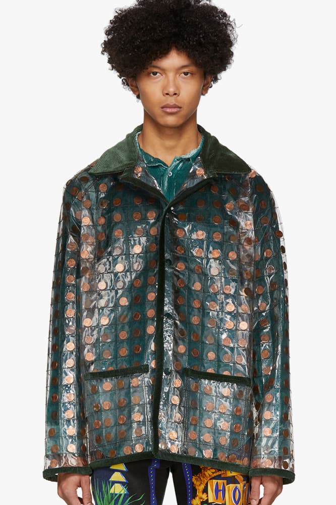 Bode Transparent PVC Penny Workwear Jacket Release | Hypebeast