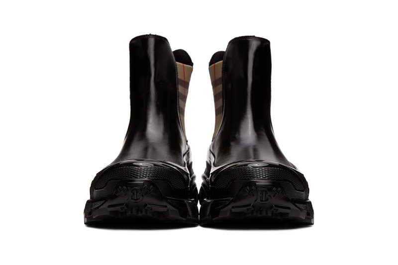 Burberry Black Coated Canvas Chelsea Boots | Hypebeast