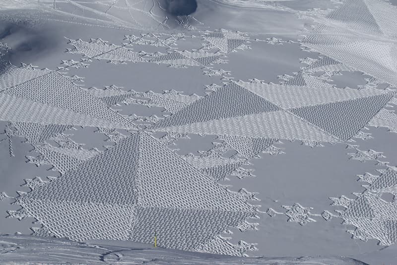 Simon Beck Snow Art Photos | Hypebeast