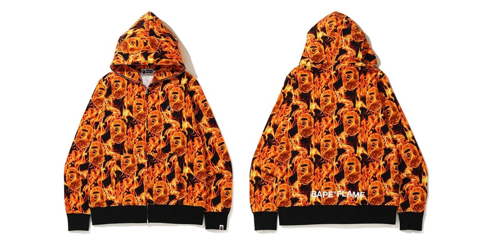 BAPE Introduces New Flame Pattern for SS20 | Hypebeast
