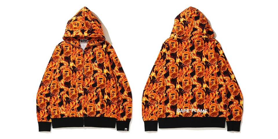 BAPE Introduces New Flame Pattern for SS20 | HYPEBEAST
